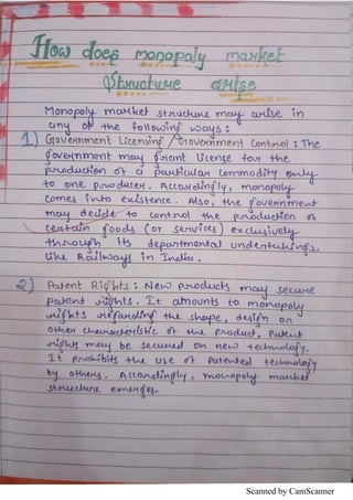 Monopoly Indian Railway - Economics Class 12 Commerce Project | PDF