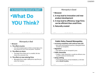 Monopoly market structure ppt.pdf thats very important | PPT