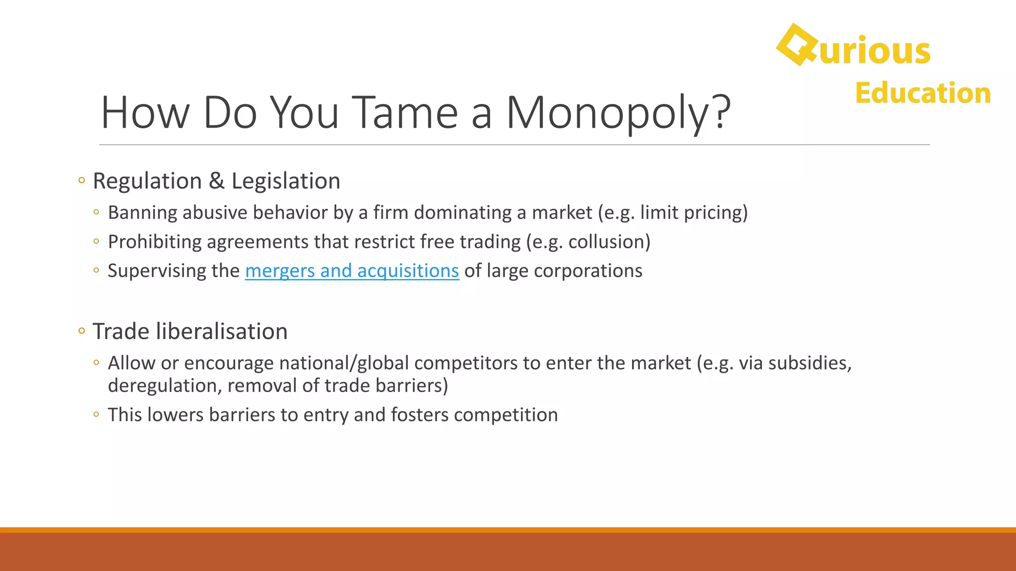 Monopoly Notes - A-level & IB Economics | PDF