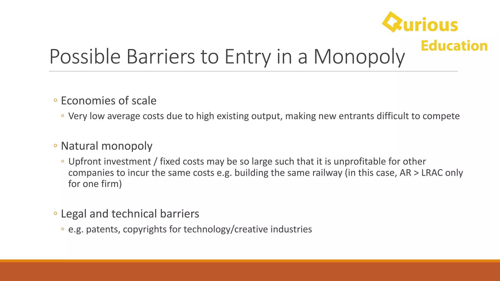 Monopoly Notes - A-level & IB Economics | PDF