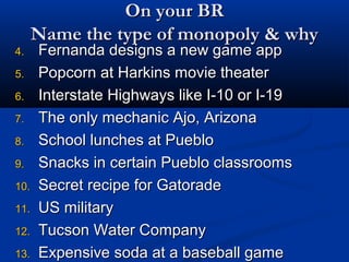 Monopoly types | PPT