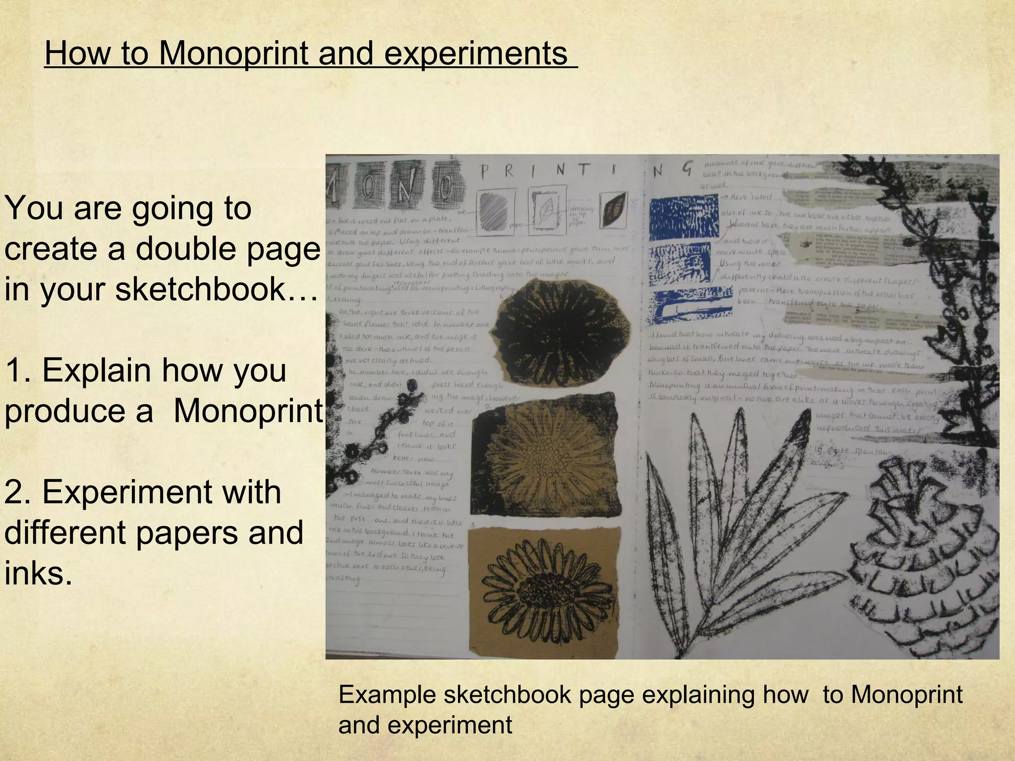 Monoprinting | PPT