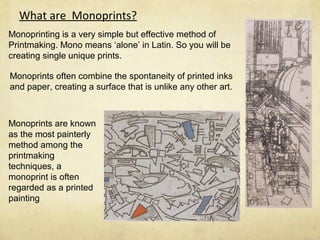 Monoprinting | PPT