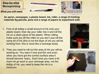 Monoprinting | PPT