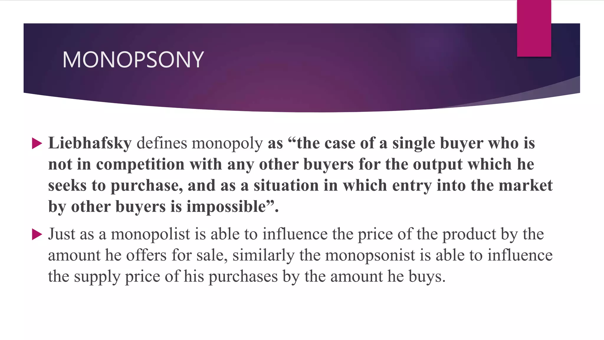 Monopsony | PPTX