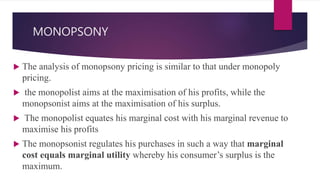Monopsony | PPTX
