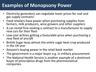 Monopsony power | PPT