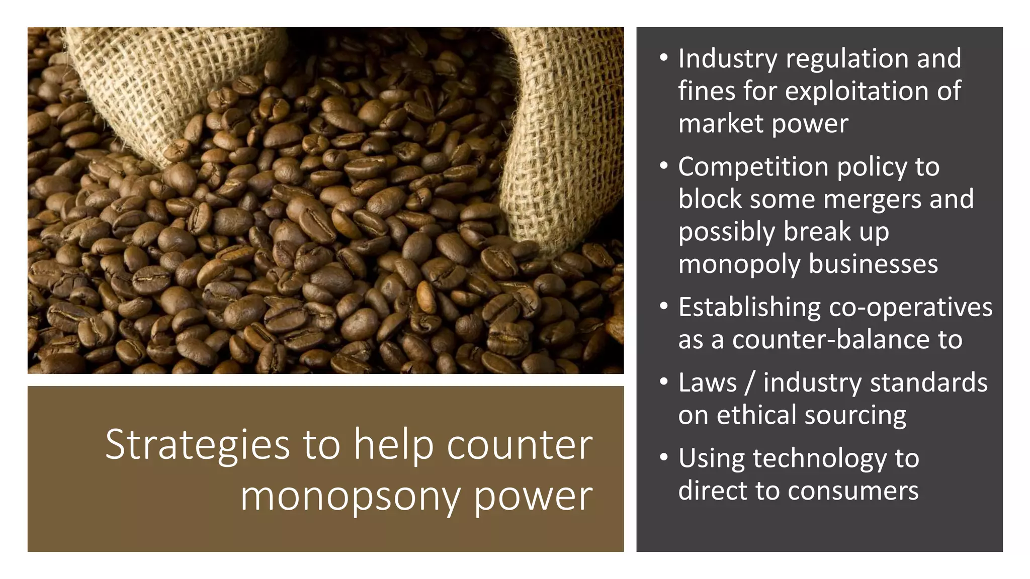 Policies to counter monopsony power | PPTX