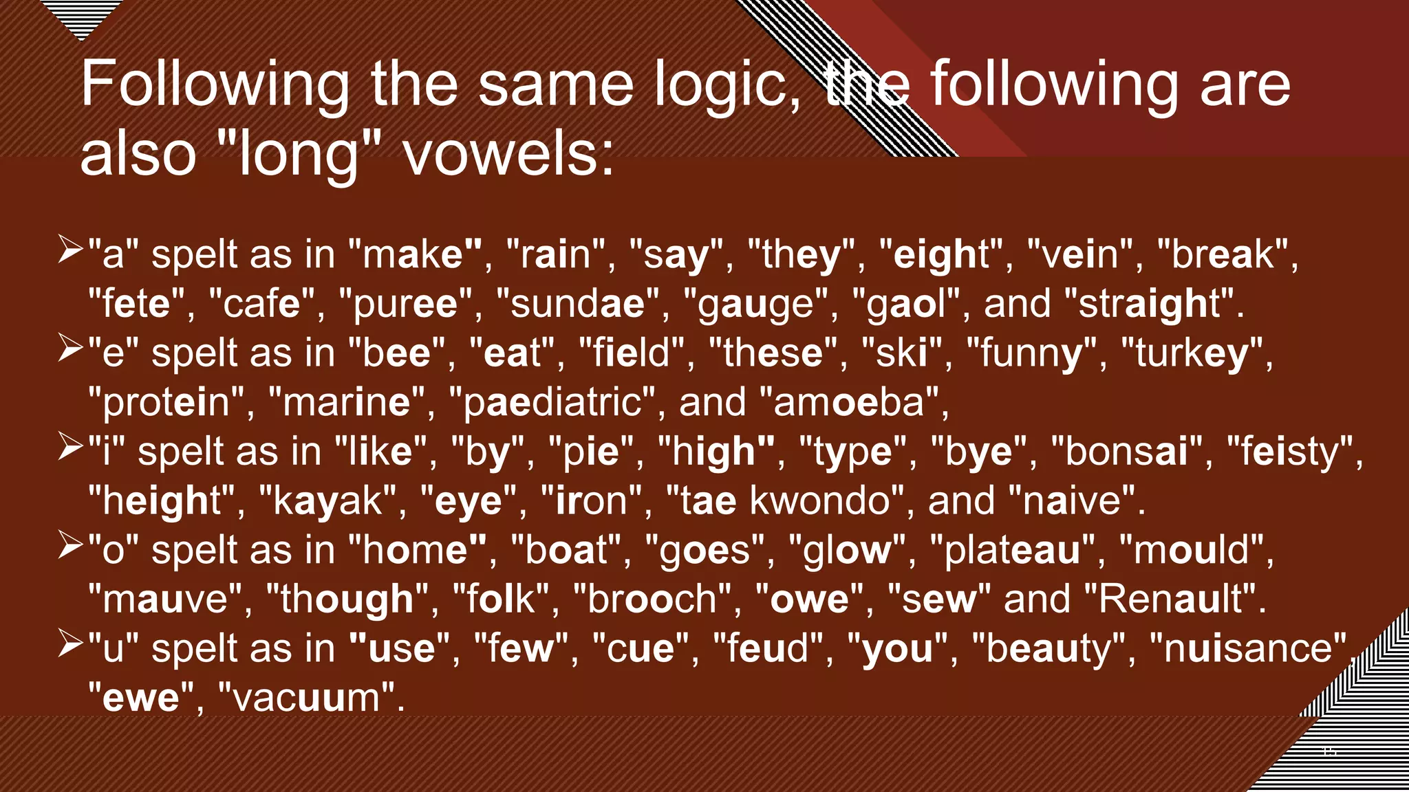 Monopthongs (PRONUNCIATION) | PPT