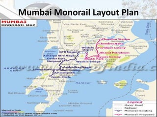 Mumbai Monorail Route
