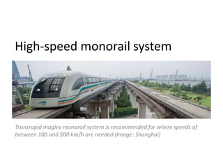 Monorails railway rbt ppt by MayankOza | PPTX