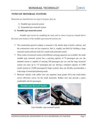 report on monorail technolgy | DOCX