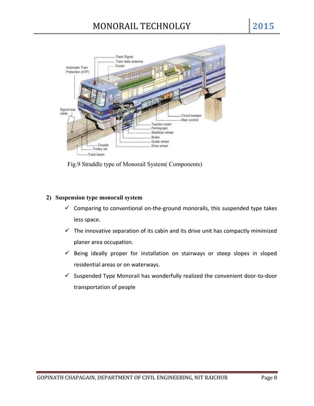 report on monorail technolgy | DOCX