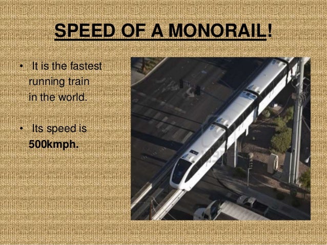 Monorail vs Metrorail