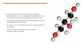 Structure & function of monosaccharide. . | PPTX