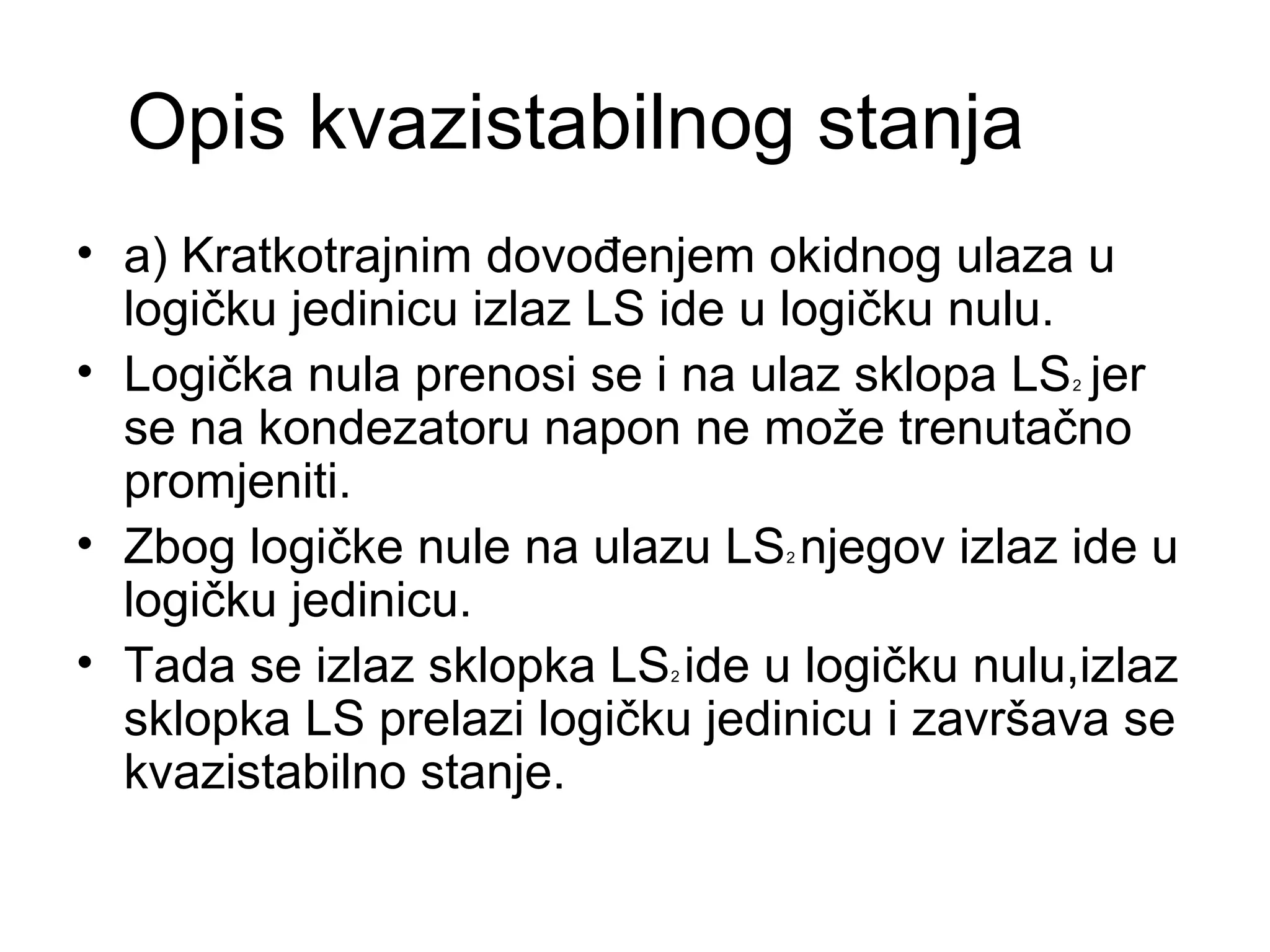 Monostabilni multivibrator | PPT