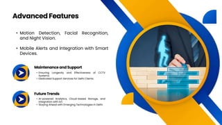 Monotek CCTV Camera Installation Services in Delhi | PPT