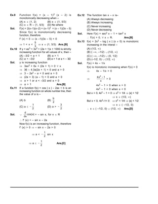 monotonicity thoery & solved & execise Module-4.pdf