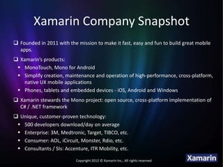 MonoTouch 5.2 Introduction | PPT