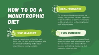 What Is A Monotrophic Diet? | PDF | Healthy Cooking and Eating | Food ...