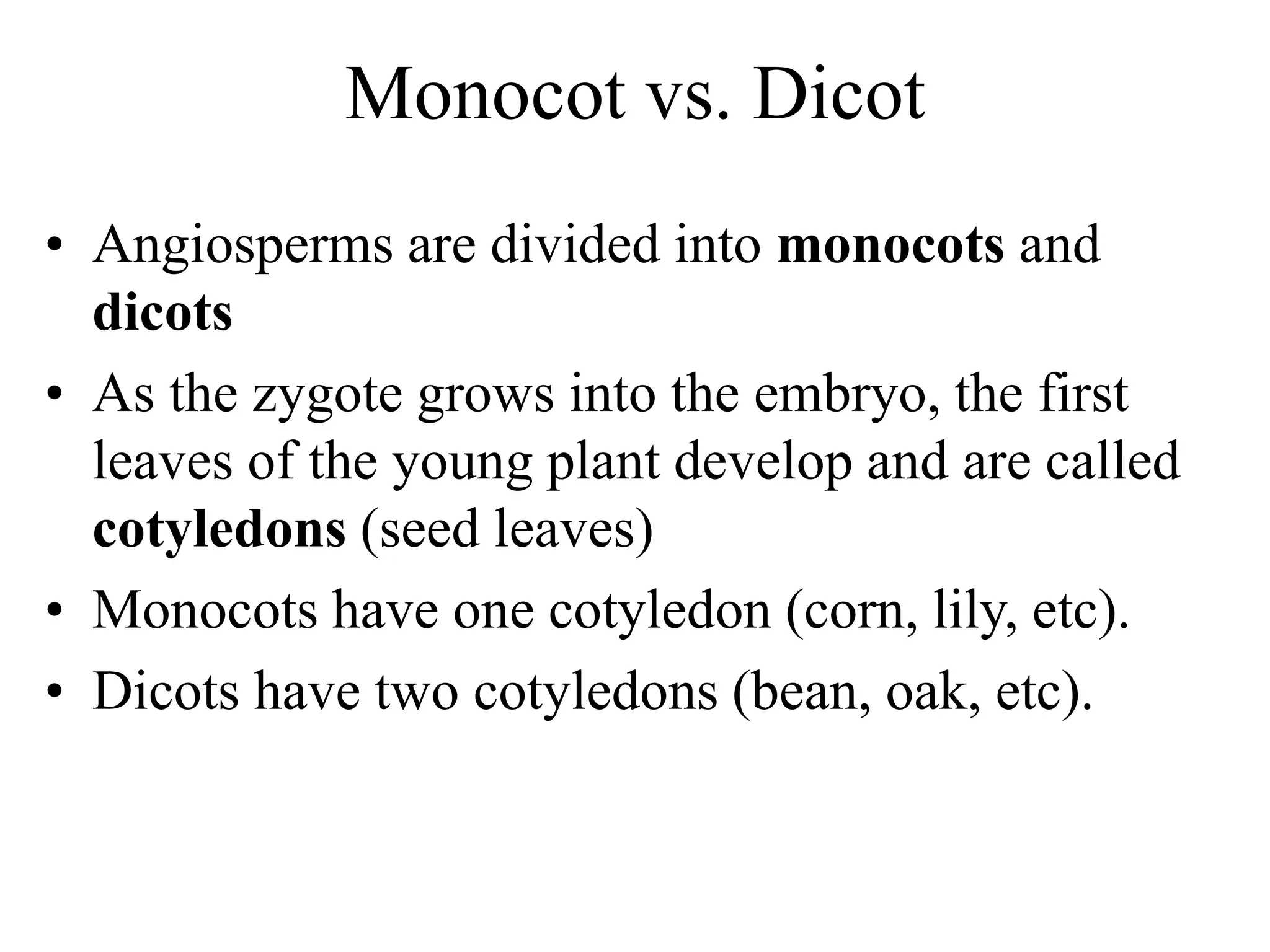 monocot_vs_dicot.ppt presentation on types of seed | PPT