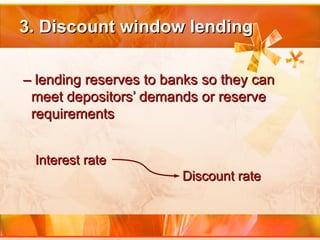 Monetary policy tools | PPT