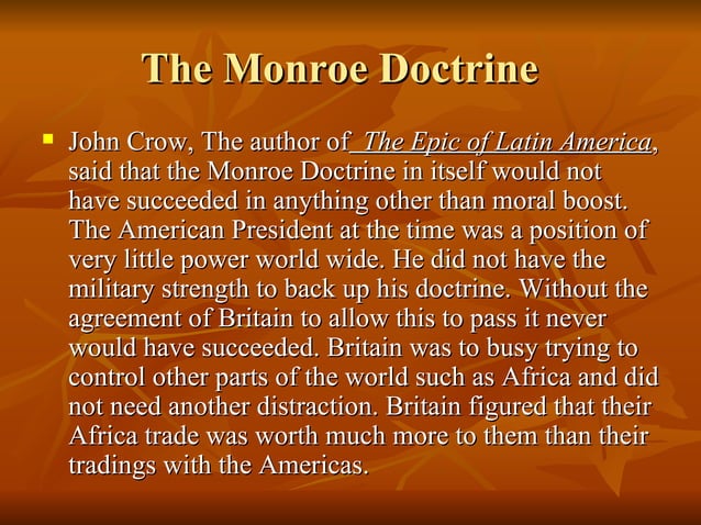 Monroe Doctrin | PPT
