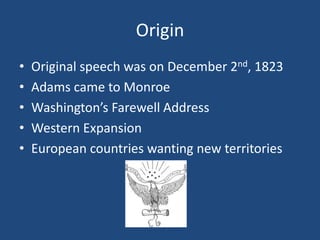 Monroe Doctrine | PPTX