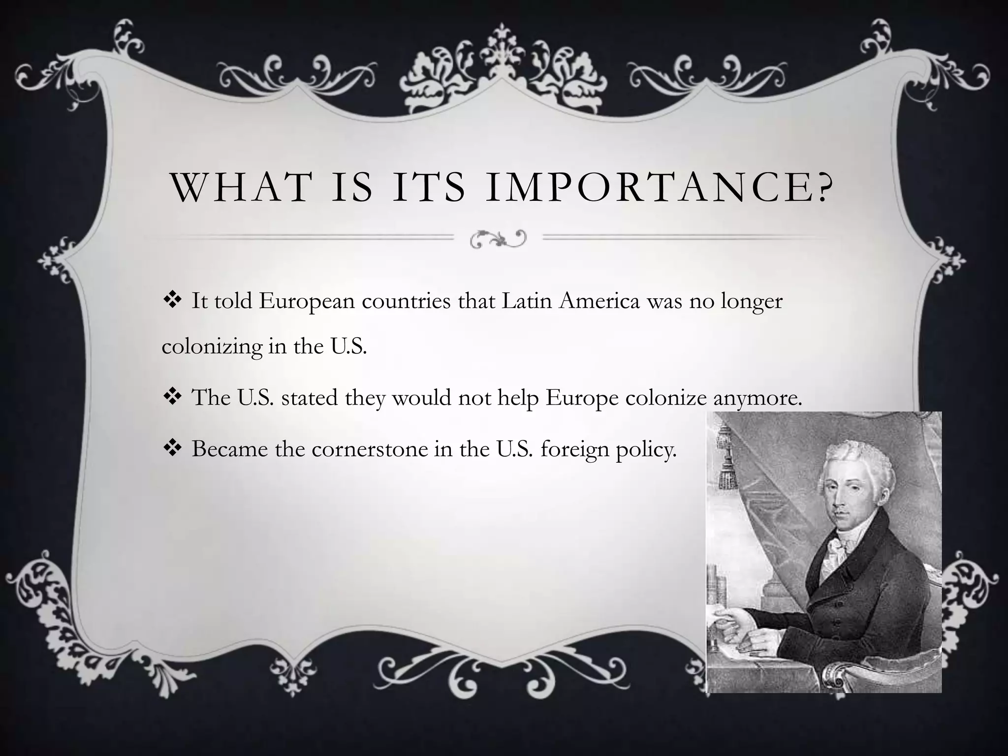 Monroe doctrine | PPTX