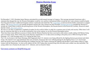 Monroe Doctrine | PPT