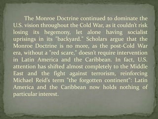 Monroe Doctrine Summary