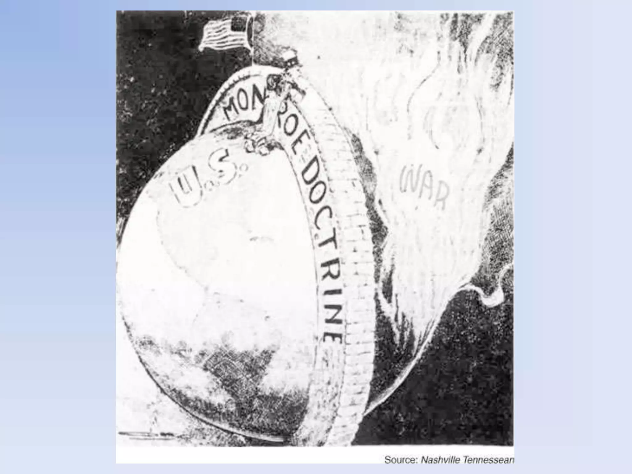 Monroe Doctrine Political Cartoon Analysis | PPTX