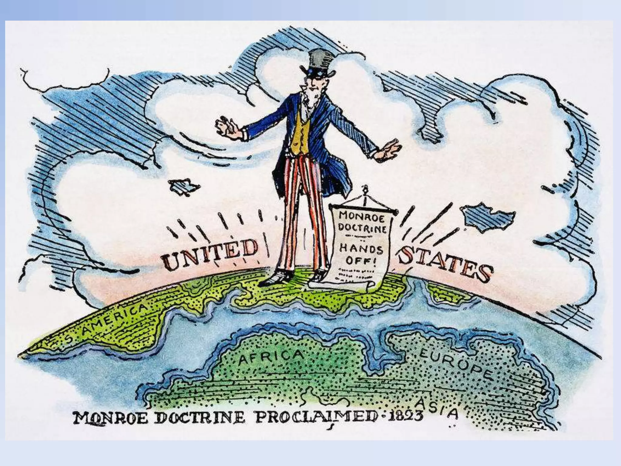Monroe Doctrine Political Cartoon Analysis | PPTX