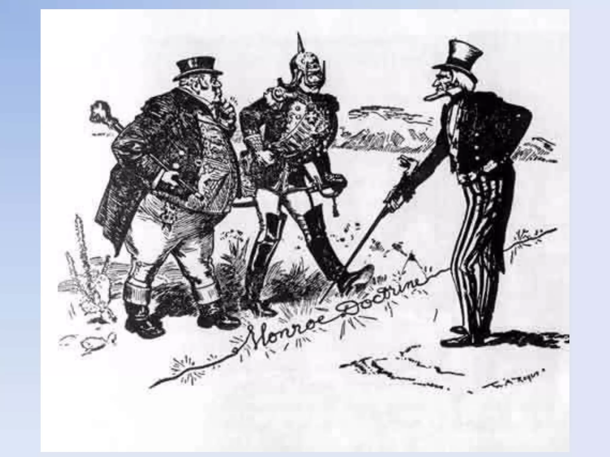 Monroe Doctrine Political Cartoon Analysis | PPTX