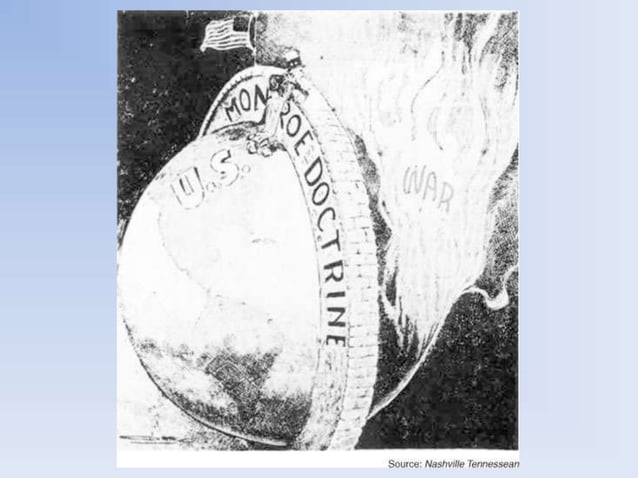 Monroe Doctrine Political Cartoon Analysis | PPTX