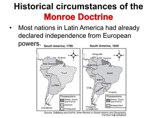 Monroe Doctrine Map Europe