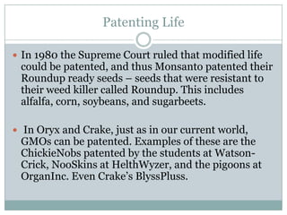 Monsanto grouppresentation | PPTX