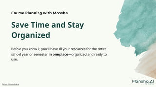 Monsha Professional Development Deck - AI for Teachers | PPTX