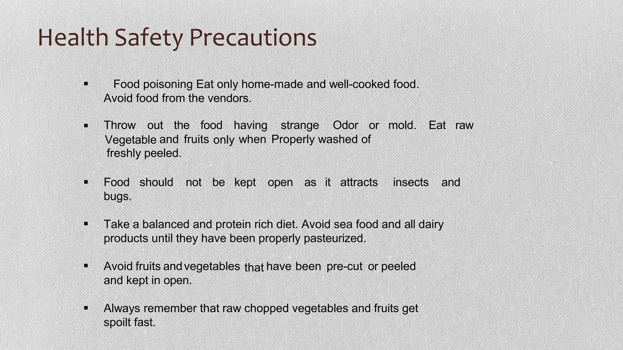 Essential Safety precautions during monsoon season | PPTX