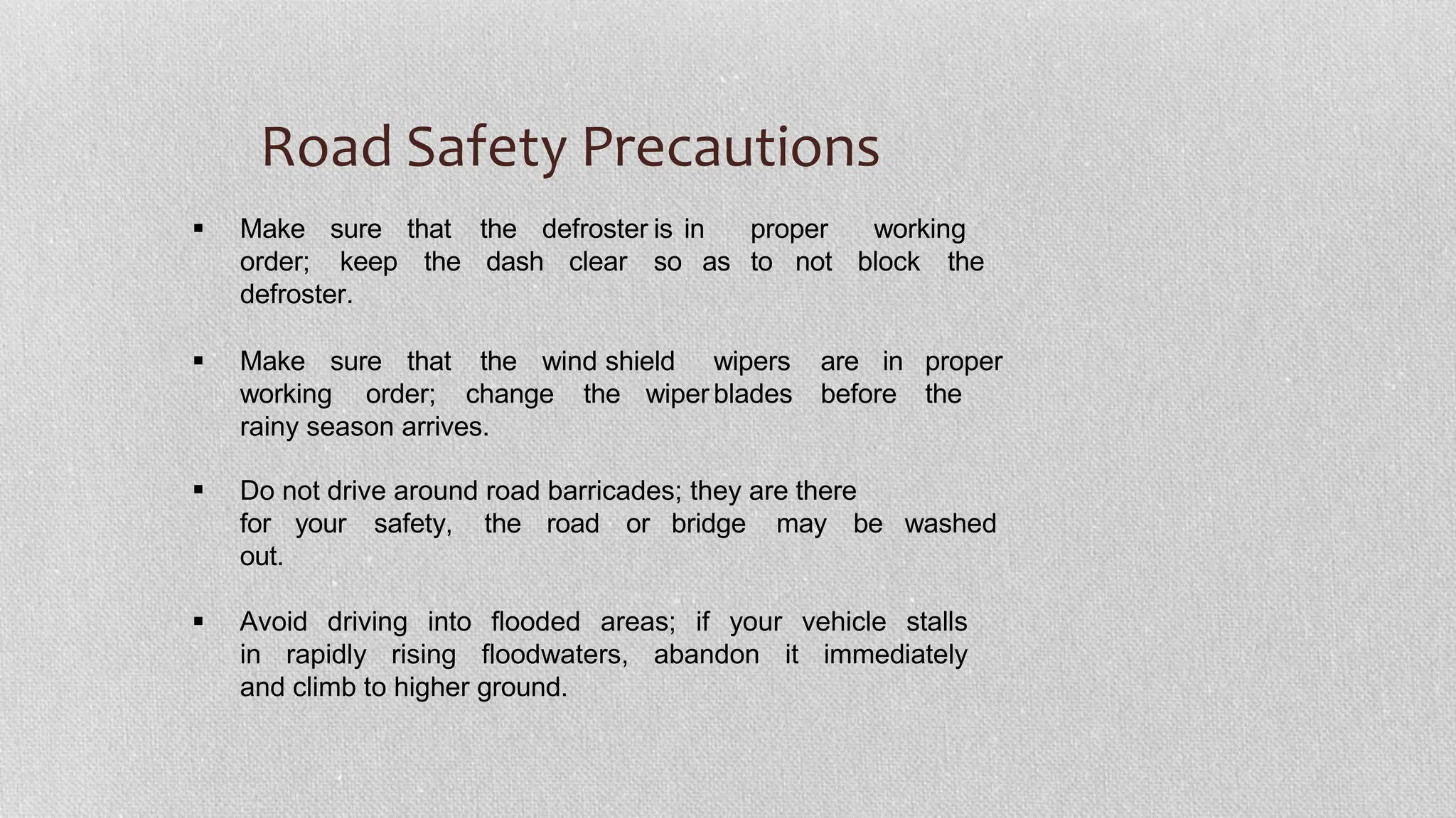 Essential Safety precautions during monsoon season | PPTX