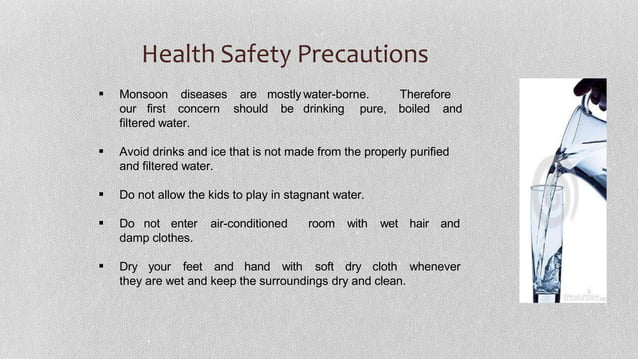 Essential Safety precautions during monsoon season | PPTX | Foot Health ...
