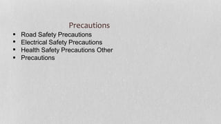 Essential Safety precautions during monsoon season | PPTX