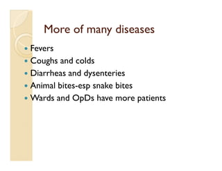 Monsoon illnesses and health | PDF