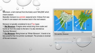Monsoon at india and bangladesh | PPTX