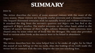 the short monsoon diary class 8 english .pptx