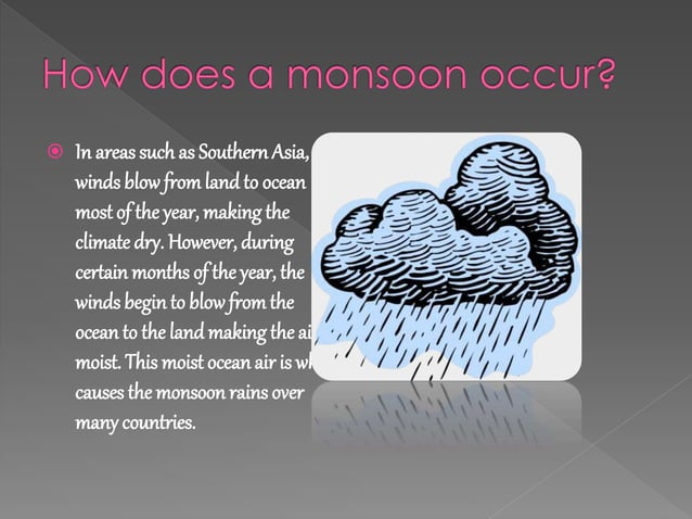 Monsoon Of India | PPTX | Weather | Science