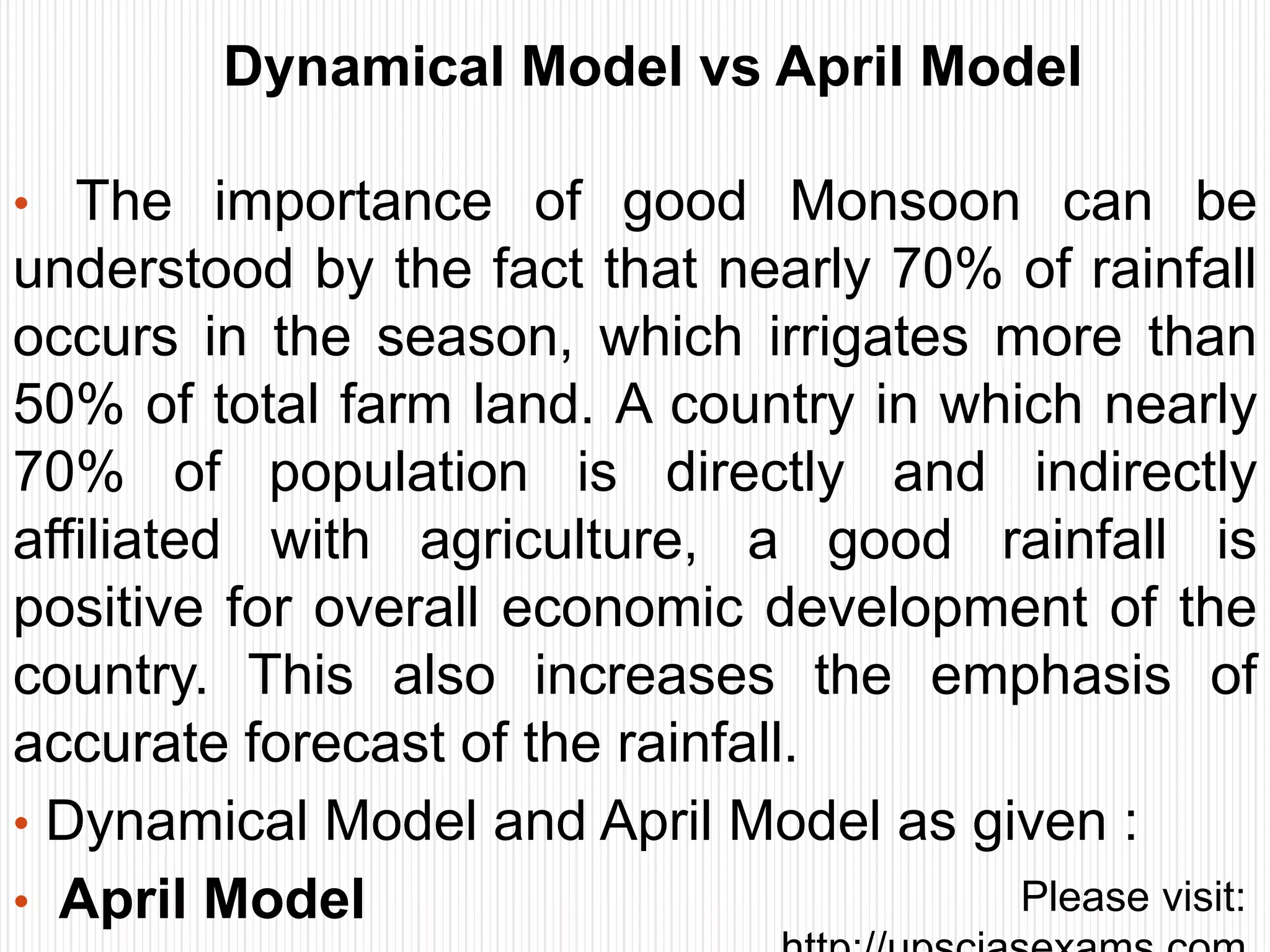 Indian Monsoon prediction 2017 | PPT