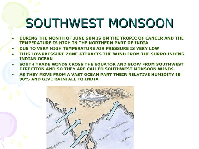 Monsoons | PPT | Weather | Science