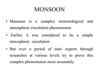 Monsoon theories | PPTX