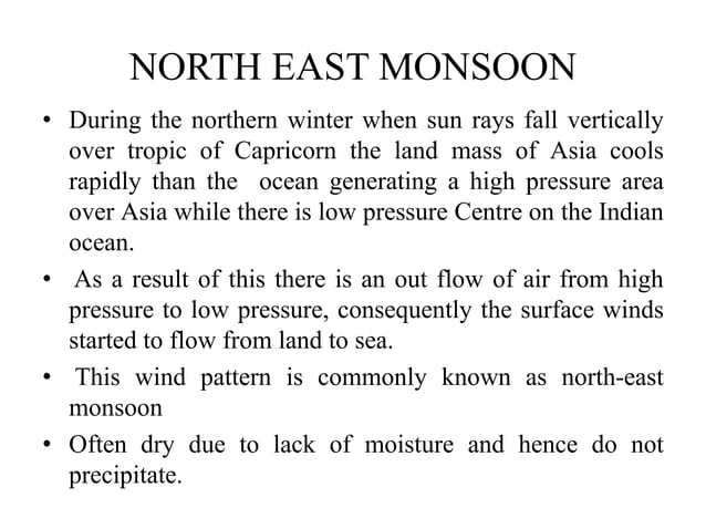 Monsoon theories | PPTX